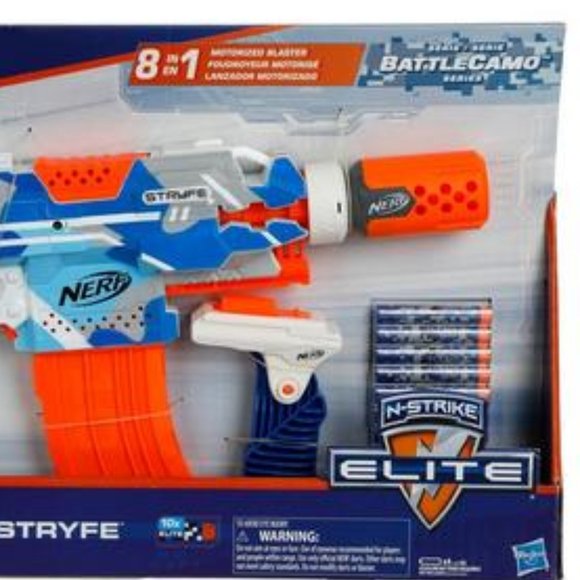 Nerf | Toys | Nerf N Strike Elite Battle Camo Series Stryfe 8in ...